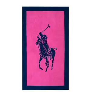 Ralph Lauren Polo Jacquard Bath Towel - Pink