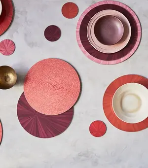 HESTIA Set Of 4 Soleil Round Coasters