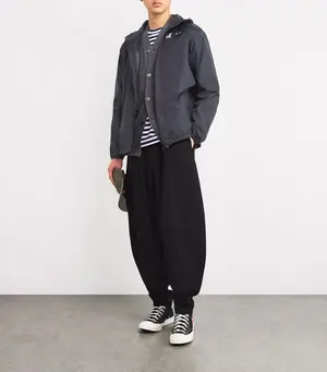 Play Comme Des Garcon X K-way Water-resistant Jacket - Black