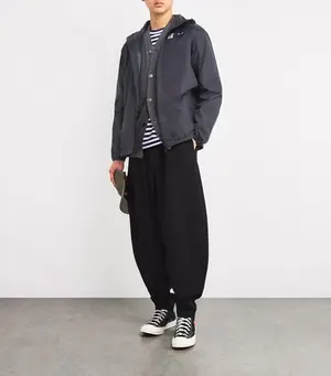 Play Comme Des Garcon X K-way Water-resistant Jacket - Black