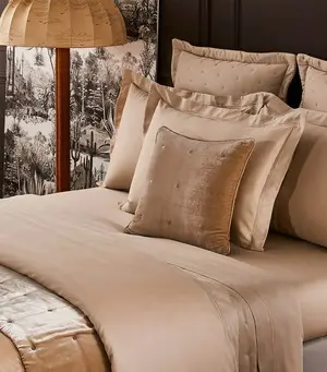 YVES DELORME Triomphe King Oxford Pillowcase - Beige