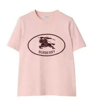 Burberry Equestrian Knight Design T-shirt - Pink
