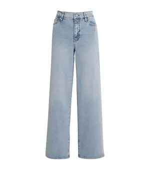FRAME Le Slim Palazzo Wide-leg Jeans - Blue