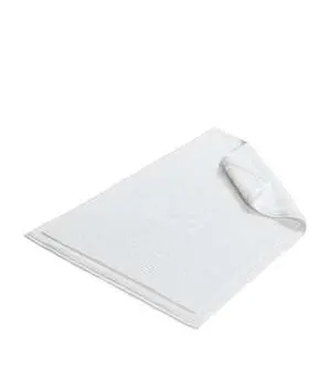 HAMAM Organic Cotton Raya Bath Rug - White