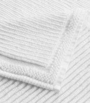 HAMAM Organic Cotton Raya Bath Rug - White