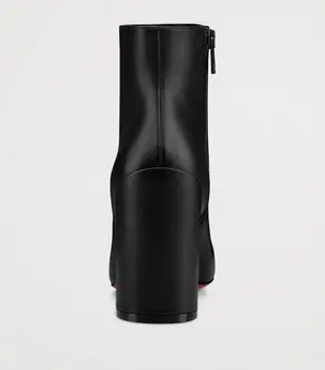CHRISTIAN LOUBOUTIN Jane Leather Heeled Ankle Boots - Black