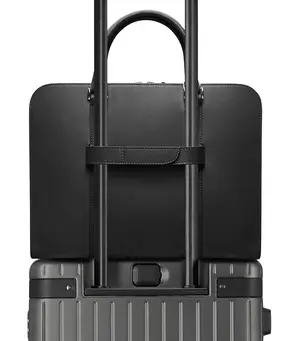 CARL FRIEDRIK Leather Smart Holder Strap - Black