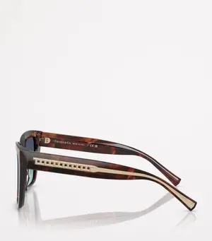 Tiffany & Co. Acetate Square Sunglasses - Brown