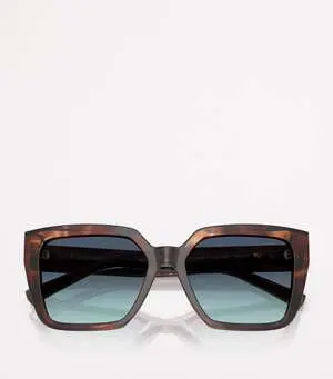 Tiffany & Co. Acetate Square Sunglasses - Brown