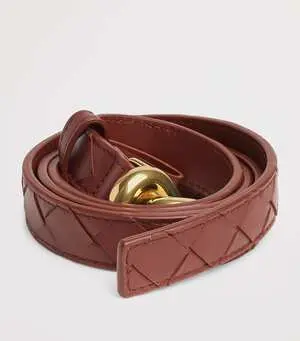 Bottega Veneta Leather Knot Belt