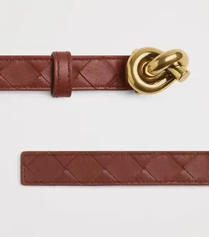 Bottega Veneta Leather Knot Belt