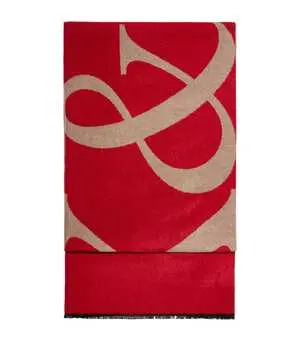 Max & Co. Logo Scarf - Red