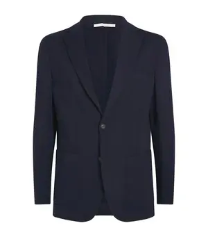 Eleventy Single-breasted Blazer - Blue
