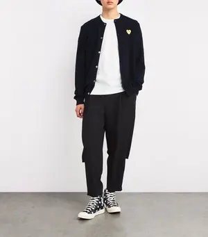 Play Comme Des Garcon Heart Logo T-shirt - White