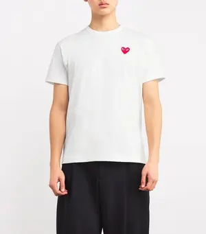 Play Comme Des Garcon Heart Logo T-shirt