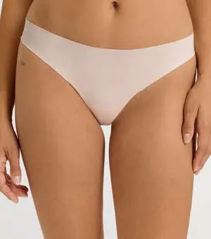 Hanro Invisible Cotton Thong - Nude