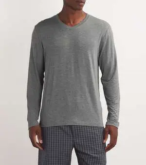 Hanro Casuals V-neck T-shirt - Grey