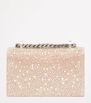 Alexander McQueen Mini Leather Jewelled Satchel