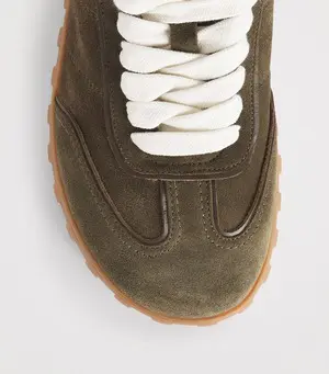 Ami Low-top Suede Sneakers