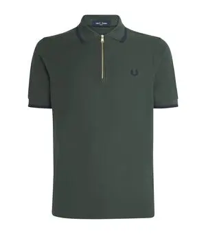 Fred Perry Zip Up Polos For Men