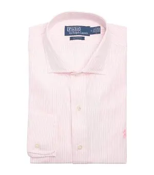 Polo Ralph Lauren Cotton Poplin Stripe Shirt - Pink