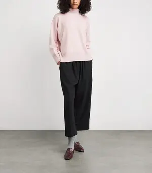 Eskandar Cashmere Rollneck Sweater - Pink