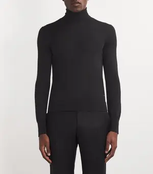 Brioni Cashmere-silk Rollneck Sweater
