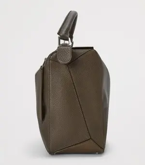 Loewe Large Puzzle Edge Top-handle Bag - Grey