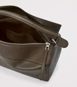 Loewe Large Puzzle Edge Top-handle Bag - Grey