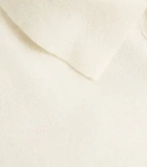 Harrods Cashmere Polo Shirt - Ivory