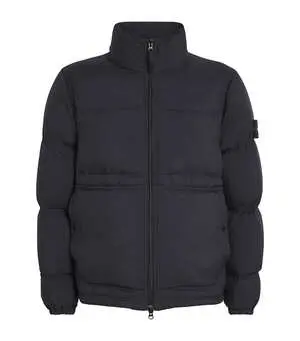 Black Ripstop Puffer Jacket