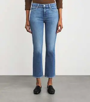 Paige Cindy High-rise Straight Jeans - Blue