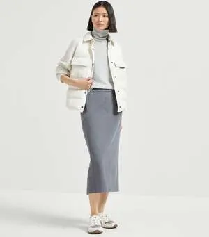 Brunello Cucinelli Cashmere High-neck Sweater - Grey