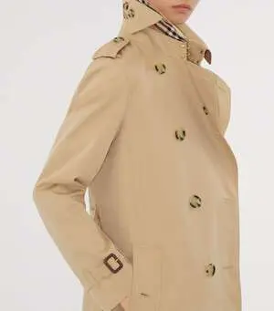 Burberry Gabardine Long Kensington Heritage Trench Coat - Beige