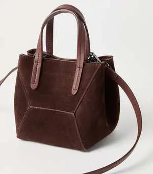 Brunello Cucinelli Mini Suede Bc Duo Tote Bag