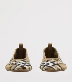 Burberry Knit Check Ballet Flats