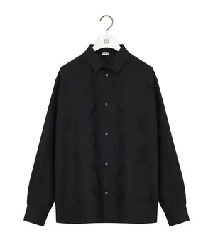 Loewe Cotton Anagram Shirt - Black