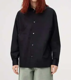 Loewe Cotton Anagram Shirt - Black