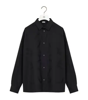 Loewe Cotton Anagram Shirt - Black