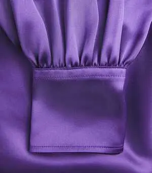 JOSEPH Satin Dieu Blouse - Purple