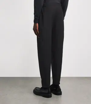 Emporio Armani Virgin Wool Cuffed Trousers