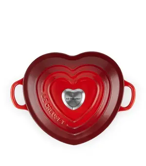 LE CREUSET Cast Iron Heart Casserole Dish - Blue