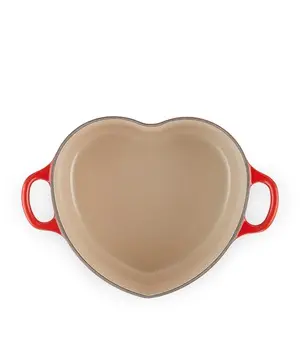 LE CREUSET Cast Iron Heart Casserole Dish - Blue