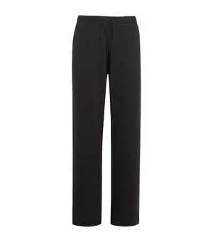 Harrods Cashmere Wide-leg Sweatpants - Black