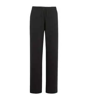 Harrods Cashmere Wide-leg Sweatpants - Black