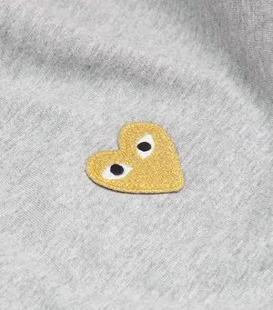 Play Comme Des Garcon Heart Logo T-shirt - Grey