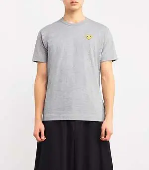 Play Comme Des Garcon Heart Logo T-shirt - Grey