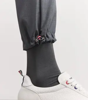 Thom Browne Wool 4-bar Trousers - Grey
