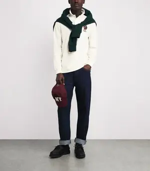 Polo Ralph Lauren Cotton Polo Bear Polo Shirt - Beige