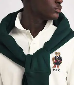 Polo Ralph Lauren Cotton Polo Bear Polo Shirt - Beige